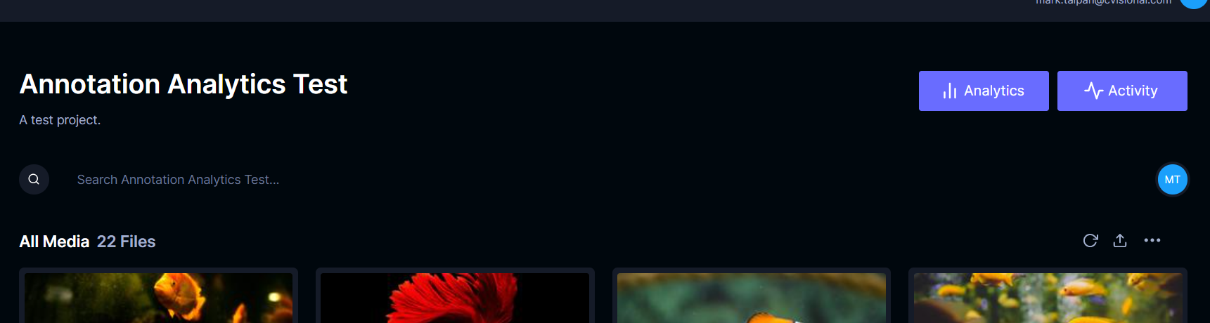 Localization Analytics View | Tator